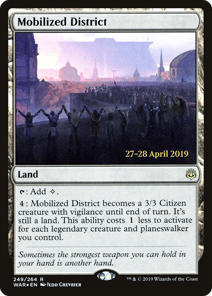 Mobilized District (PRE-249S) - rare - Foil — La Pioche - Boutique de jeux