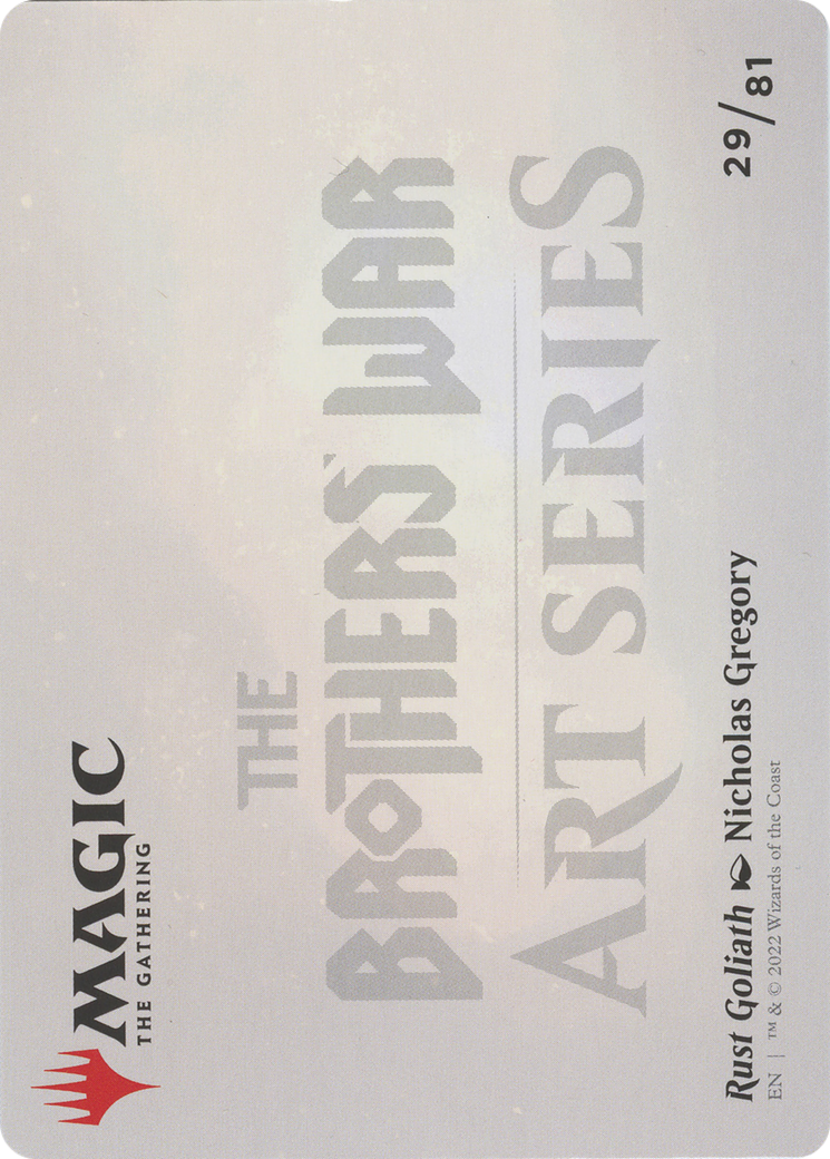 Rust Goliath // Rust Goliath (ABRO-029) - common (Borderless) — La ...
