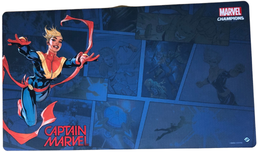 Marvel Champions: Captain Marvel - Playmat - USED — La Pioche ...
