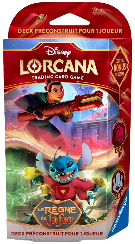 Le Règne de Jafar - Deck de Démarrage - Rubis & Acier (français) — La ...