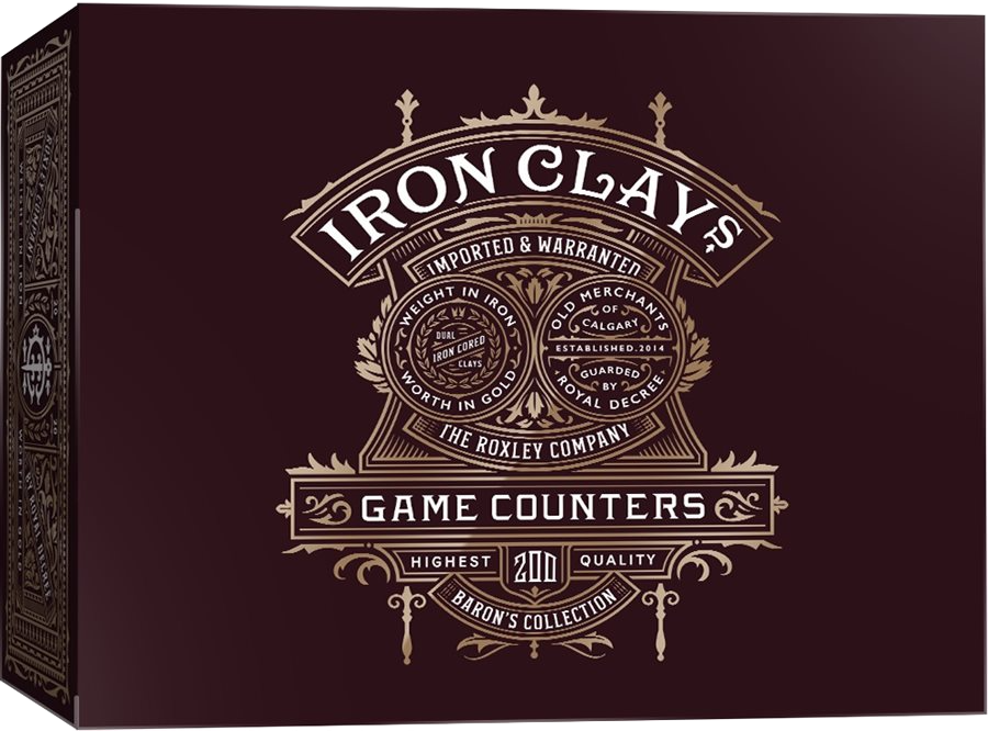 Iron Clays: Printed Box [200 chips] — La Pioche - Boutique de jeux